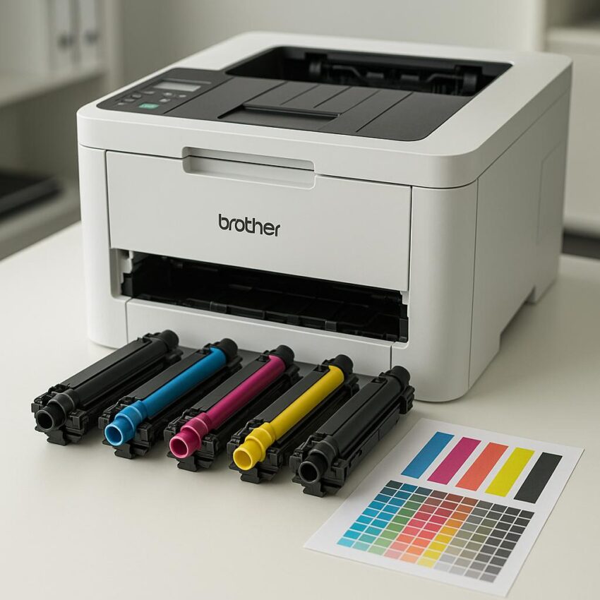 Jak ustawić kolor w drukarce Brother? - odrukarkach.pl