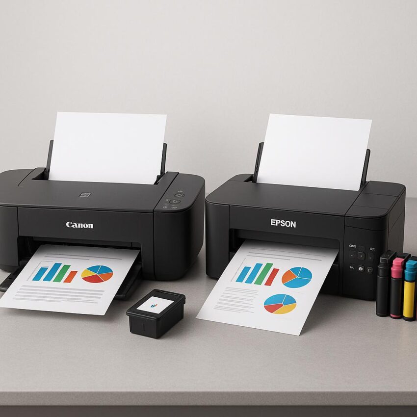 Która drukarka jest lepsza: Canon czy Epson? - odrukarkach.pl