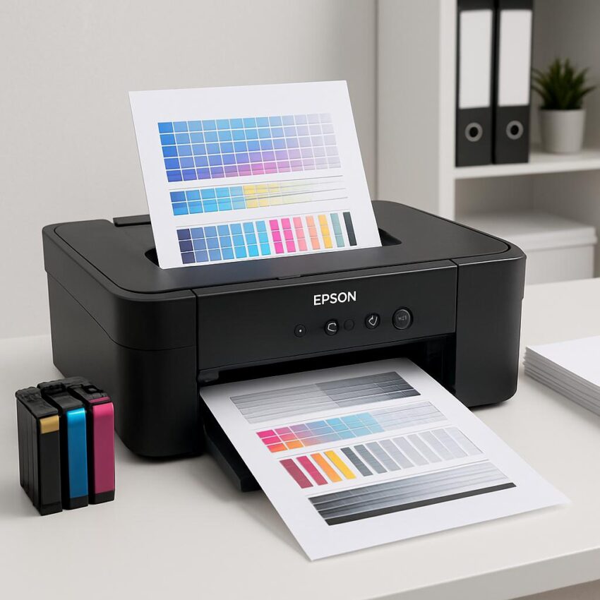 Jak wydrukować test drukarki Epson? - odrukarkach.pl